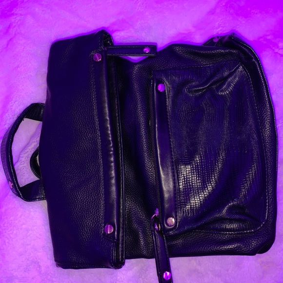 Topshop | Bags | Topshop Faux Leather Foldover Backpack | Poshmark